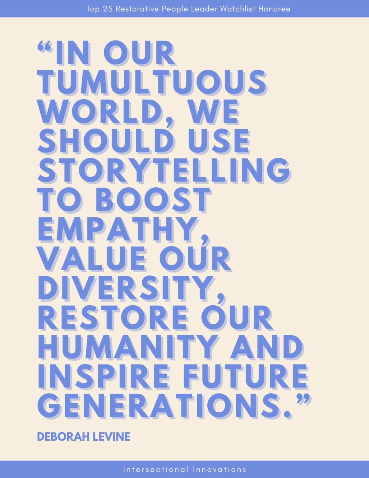 Top 25 Restorative People Leaders Watchlist | ADR